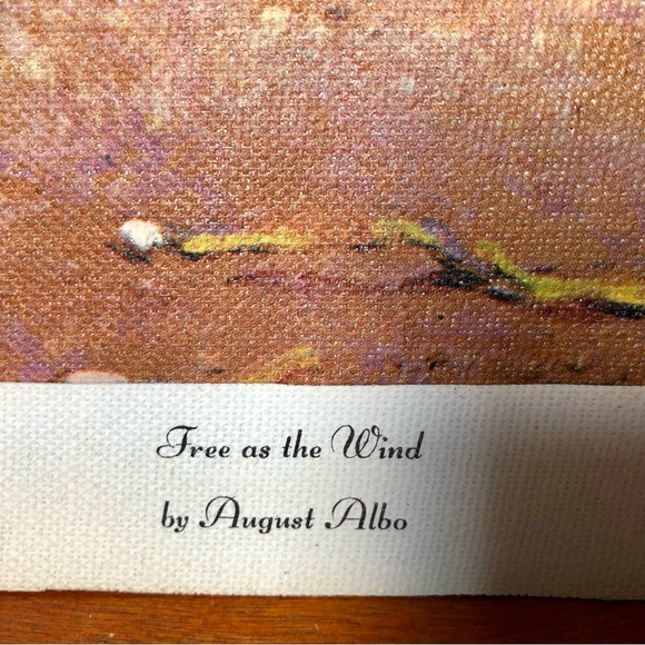 Vintage | Art | Vintage August Albo 962 Free As The Wind Equestrian Art ...